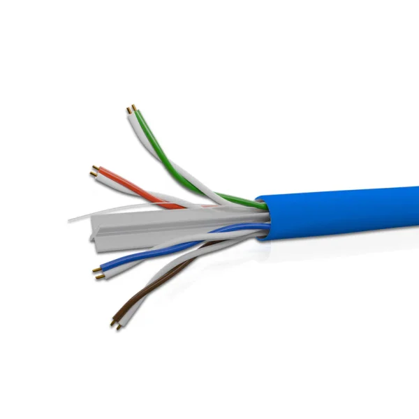 Cat 6 UTP 4P Solid Cable 23AWG FRPVC CM Blue 305 Mtrs | Meghdoot Infotech